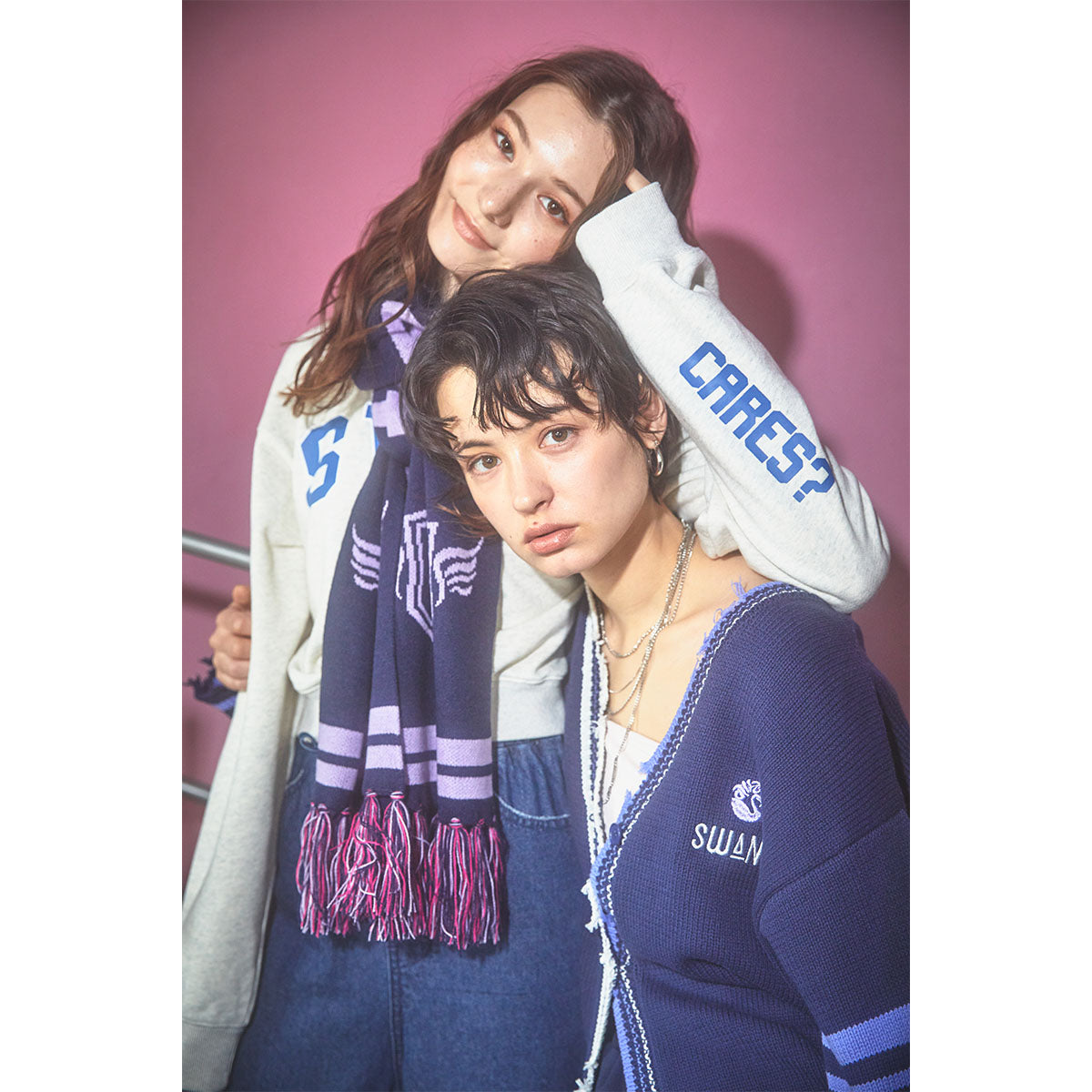 SWANK Knit Logo Scarf – GCRESTORE